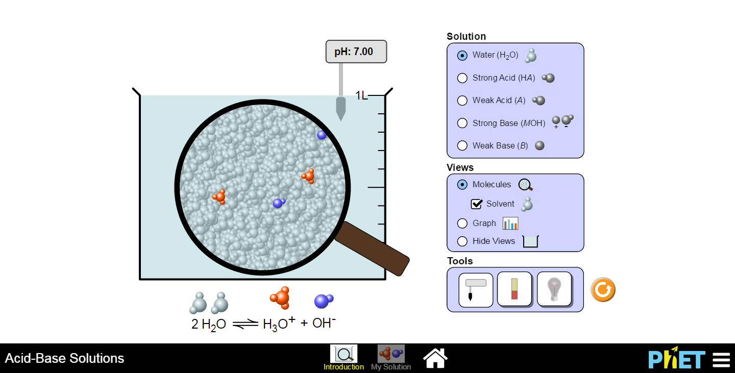 Open Source Physics @ Singapore: Secondary Chemistry Simulations by PHET