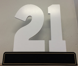 21st Key - 21 Lettering and base No.151202