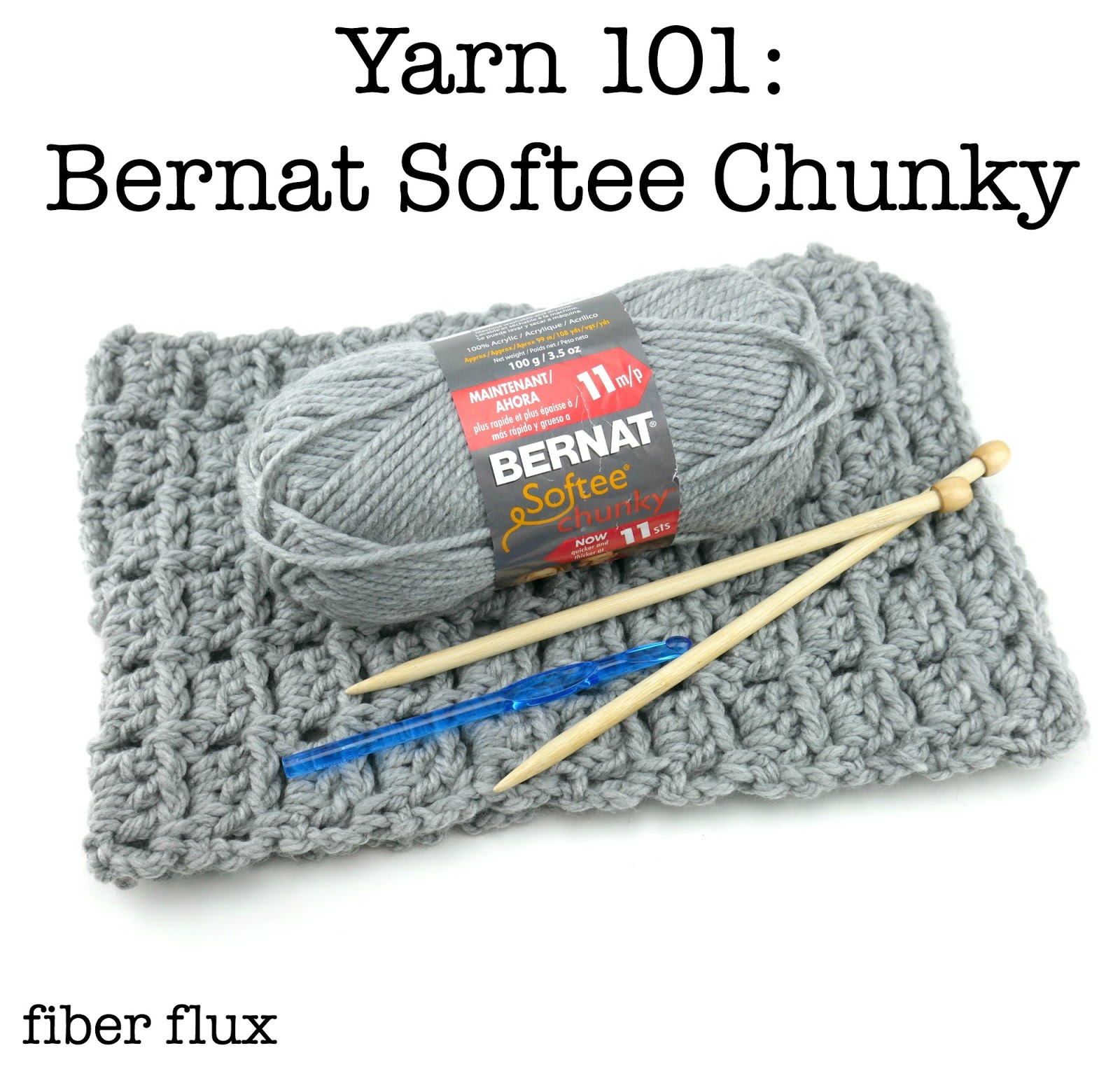 Yarn 101: Bernat Softee Chunky | Fiber Flux...Adventures in Stitching ...