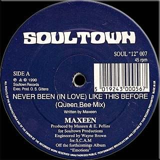 The Soul Vendor: Maxeen - Never Been In Love 1990