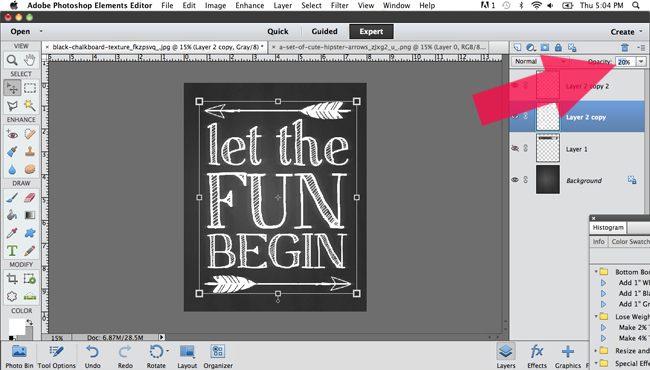 How to Create a Simple Chalkboard Printable | i should be mopping the floor