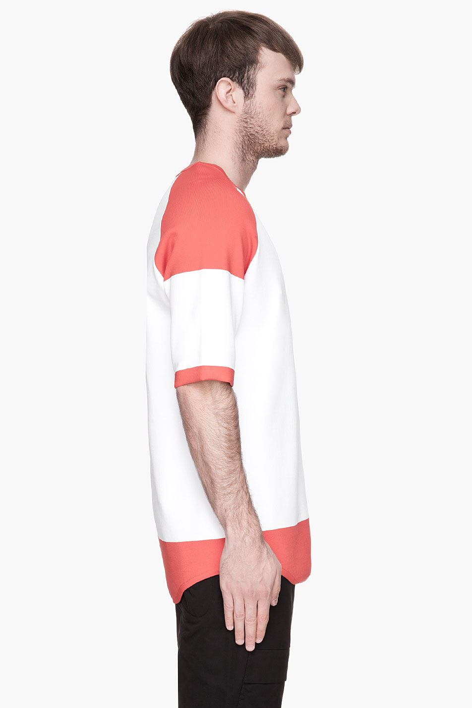 Men's Fashion & Style Aficionado: Alexander Wang White and red Raglan ...