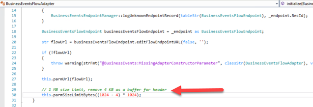 Adventures in Axapta world: Maximum Size for Business Events