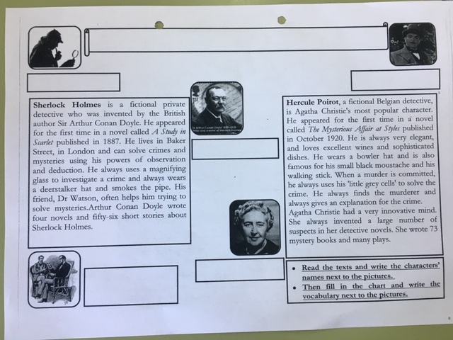OUR ENGLISH CLASS: Sherlock Holmes vs Hercules Poirot