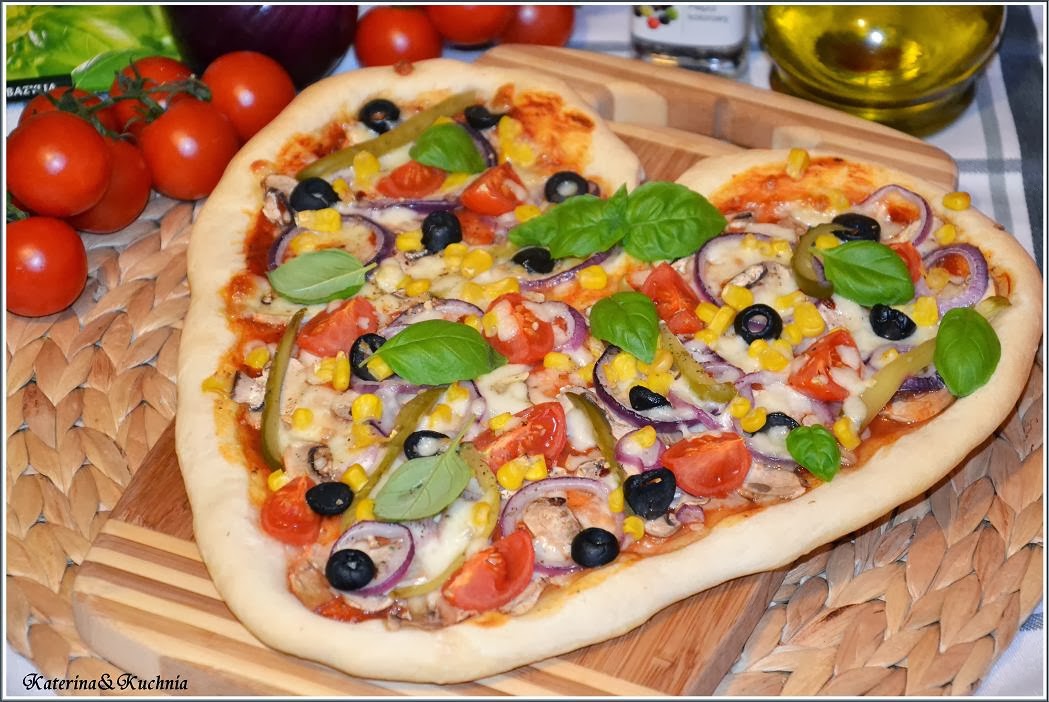 Katerina&Kuchnia: PIZZA SERCE