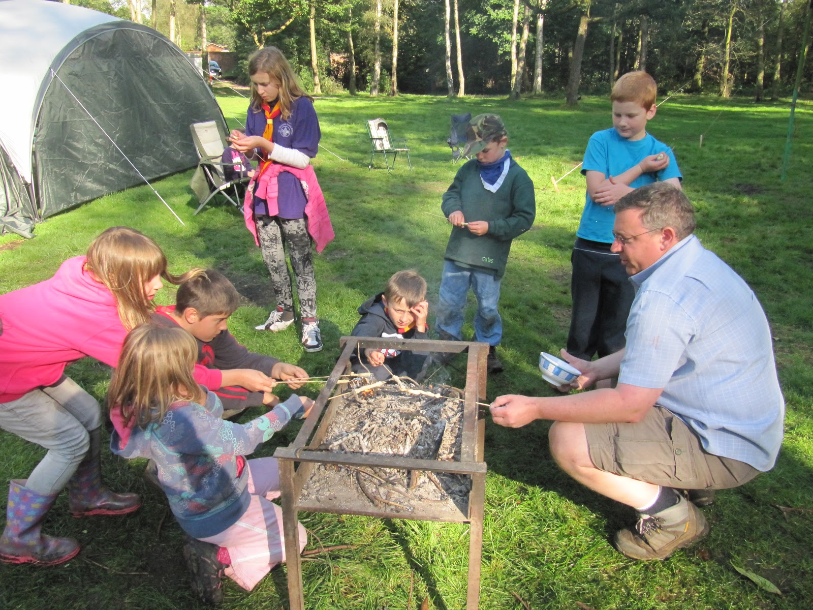 1st Meriden Scouts: Camp at Beaudesert