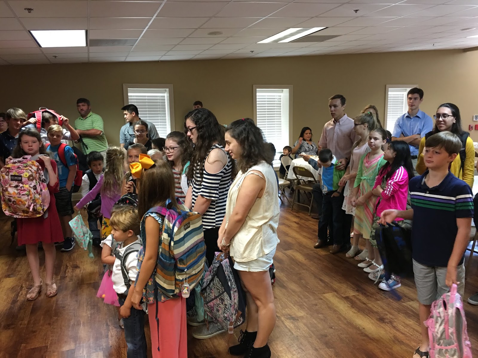 A Catholic Priest in Mississippi : Blessings of the backpacks - start ...
