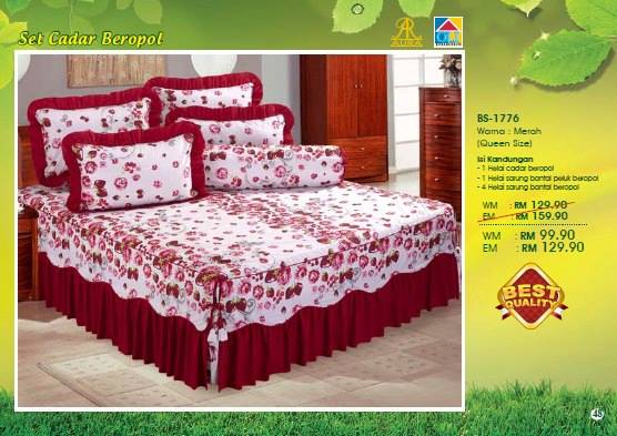 Cadar Asmida: SET CADAR QUEEN BEROPOL