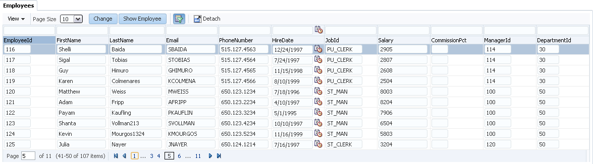 Andrej Baranovskij Blog Adf 11g Ps6 Table Pagination And Displaying Selected Row Issue