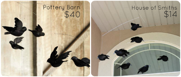 DIY Crow Mobile - Pottery Barn KnockOff | House of Smith's | Bloglovin’