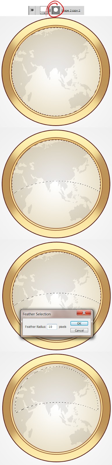 Tutoriais-PSD: Criar um ícone Compass elegante / Vintage no Photoshop
