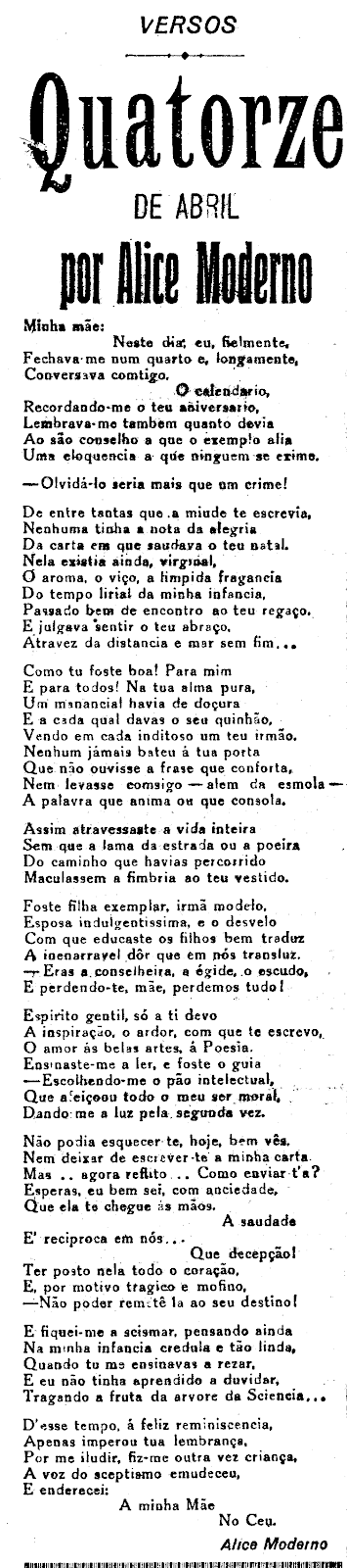 FABULÁSTICAS,: ALICE MODERNO