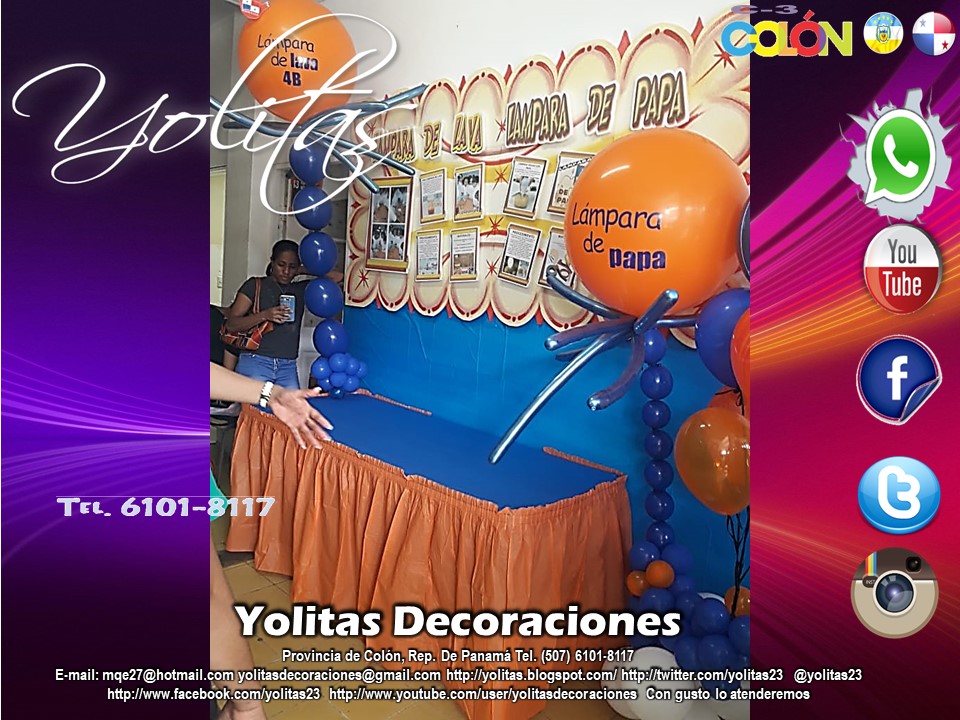 Yolitas Decoraciones: Decoraciones para Stand Escolares Provincia de Colón