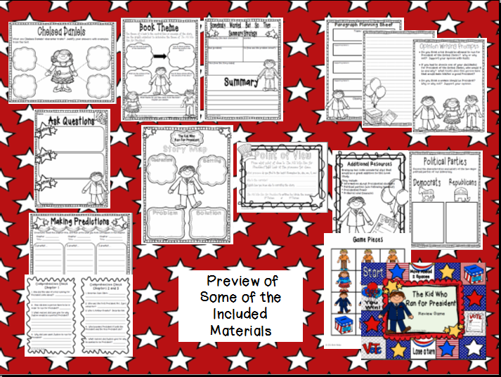 Teaching with Blonde Ambition: The Kid Who Ran for President Novel Study