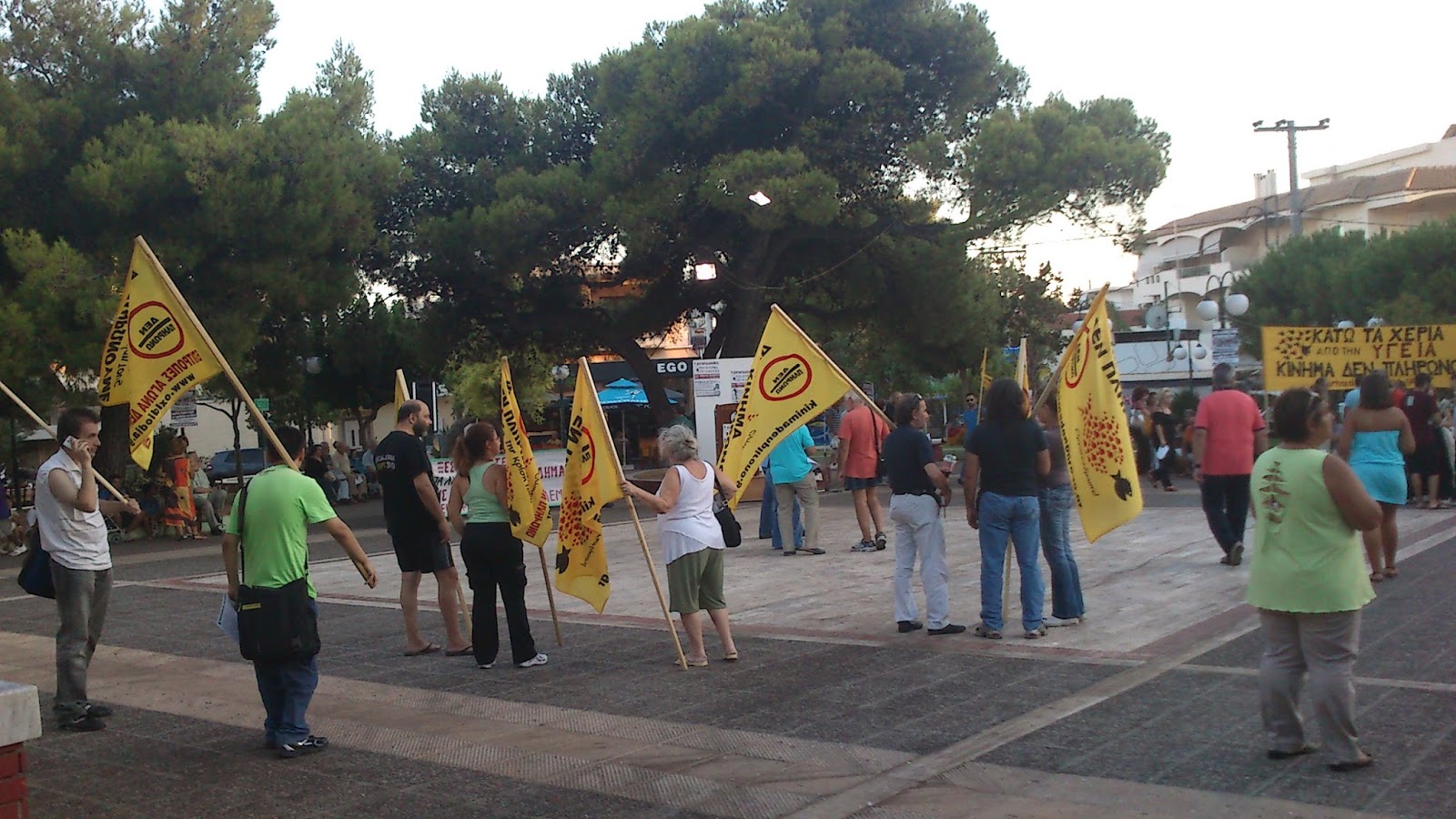 ΤΩΡΑ! ΦΩΤΟ ΑΠΟ ΤΑ ΜΕΛΙΣΣΙΑ - ΣΥΓΚΕΝΤΡΩΣΗ ΓΙΑ ΤΗΝ ΥΓΕΙΑ ~ Κίνημα ΔΕΝ ΠΛΗΡΩΝΩ