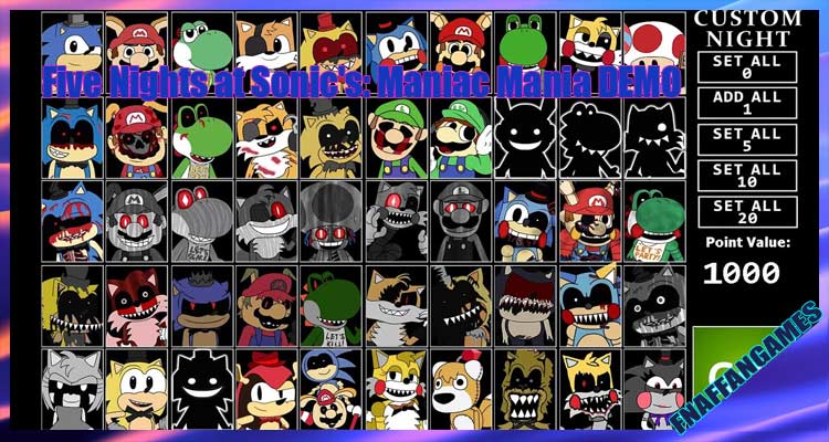 Five nights at sonic's maniac mania scratch - nolfamerican