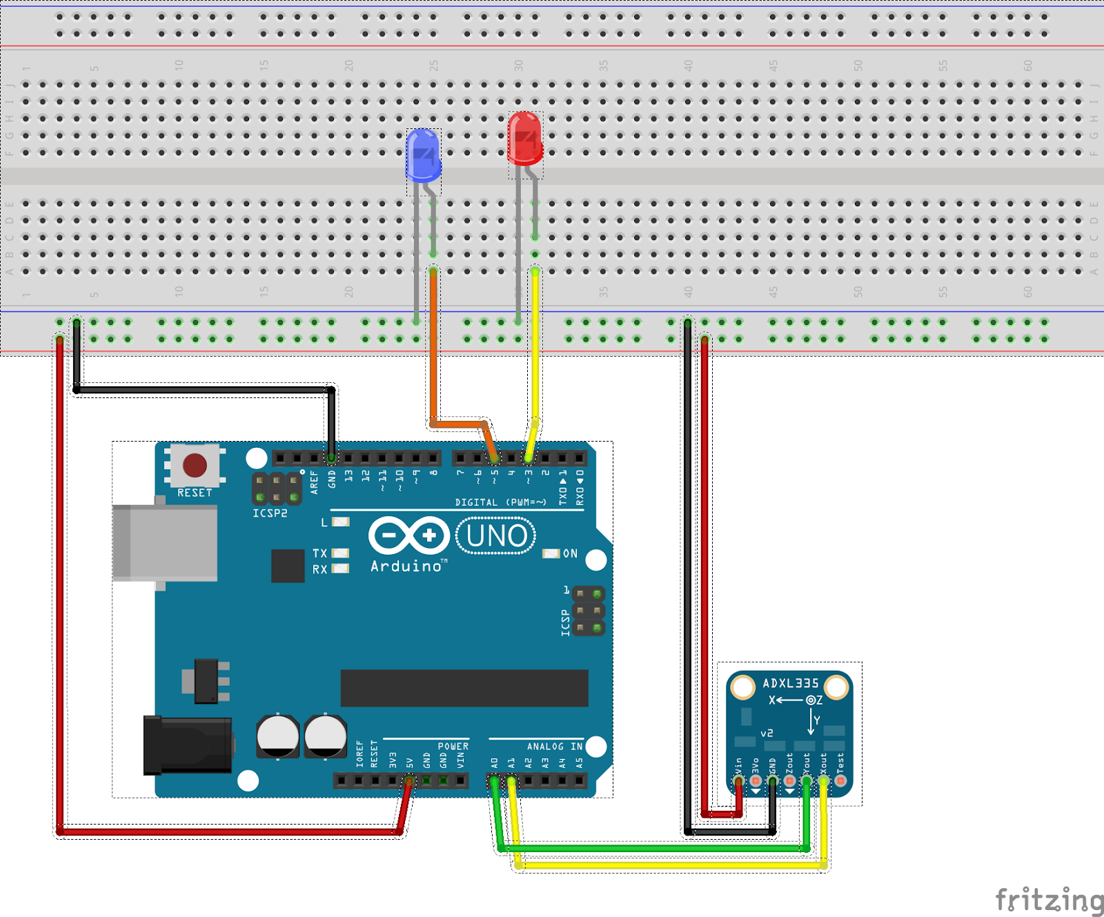 eblog: Episode 30- Basics of Arduino_Accelerometer sensor part 2 ...