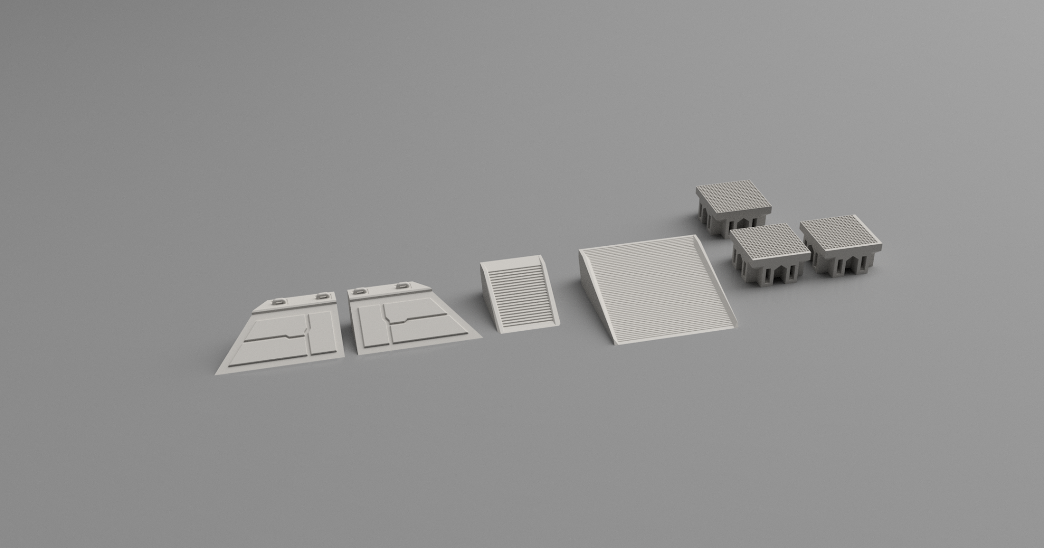 Modular Platform System - Ramps, grids and sides | The3Dprinting 3D ...