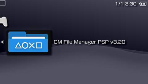 PSP＆ePSP ファイルマネージャーCMFileManager PSP紹介