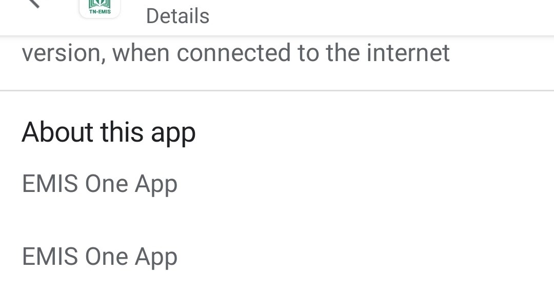TN - EMIS APP 0.0.12 UPDATE RELEASED - Kalvisiragukal Plus