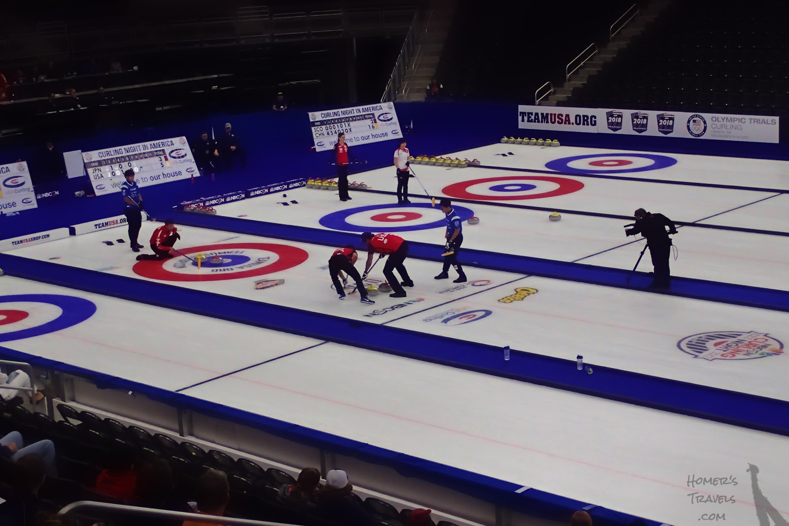 Homer's Travels: Curling Night In America