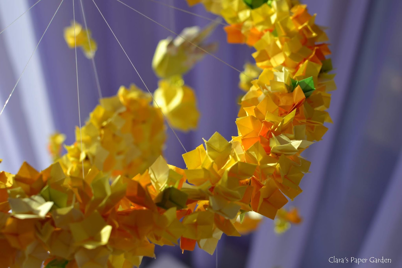 Paper mobile - Flower Moon