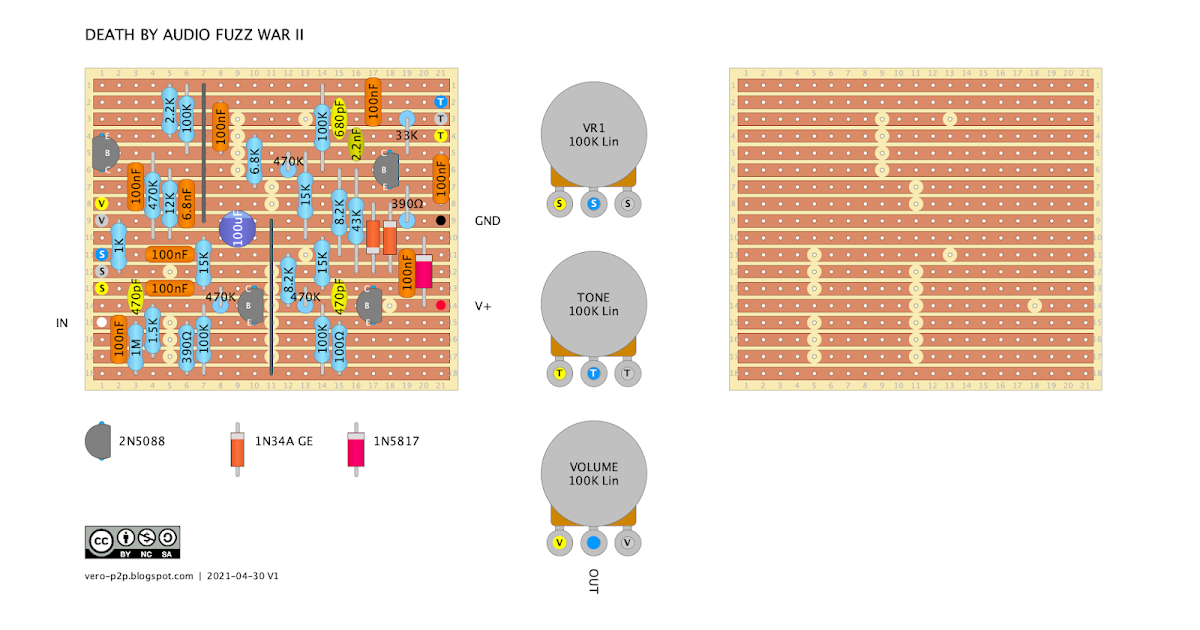 Guitar Effects - Vero - Point to Point - Tag Board Layouts: DEATH BY ...