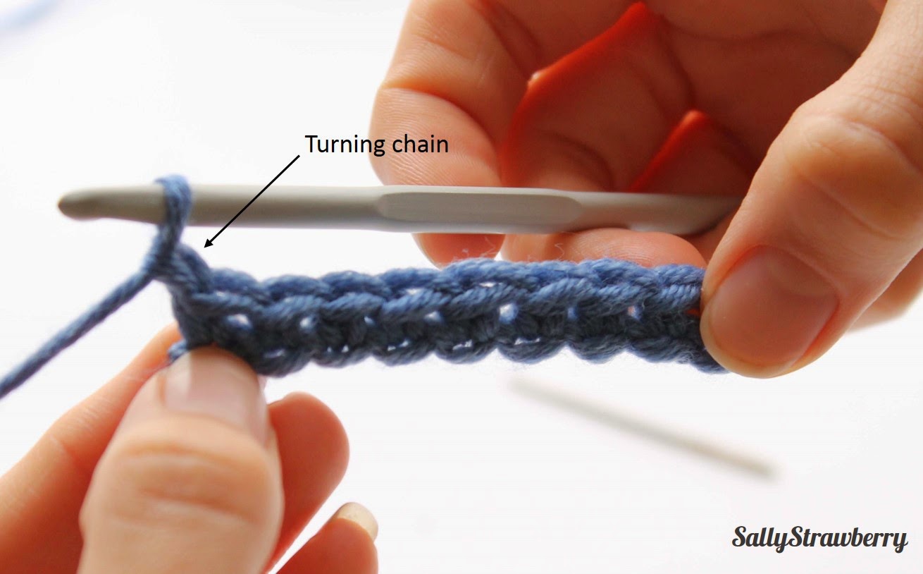 SallyStrawberry: Learn to Crochet: Double Crochet