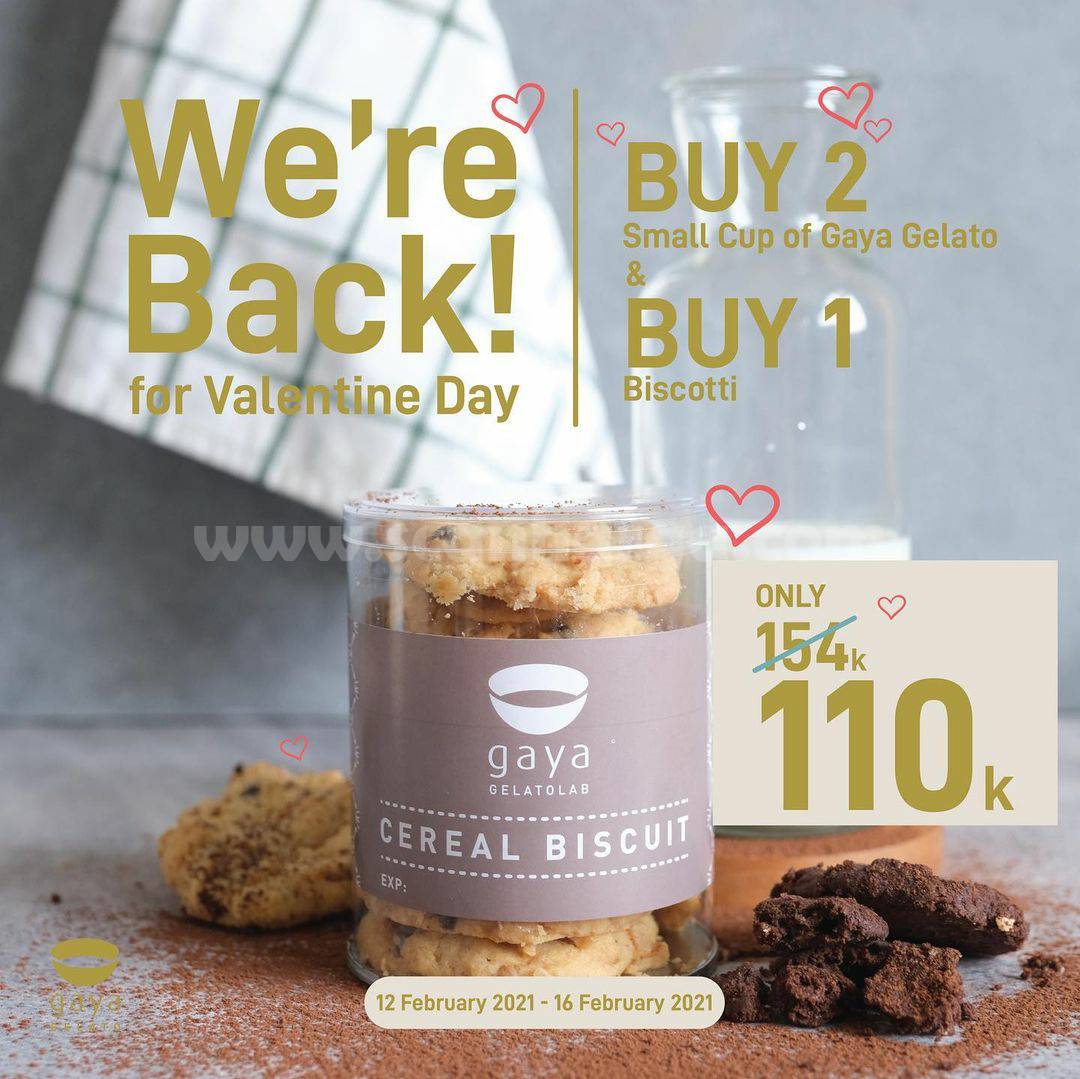 GAYA GELATO Promo Valentine Day Package! Only 110K - scanharga