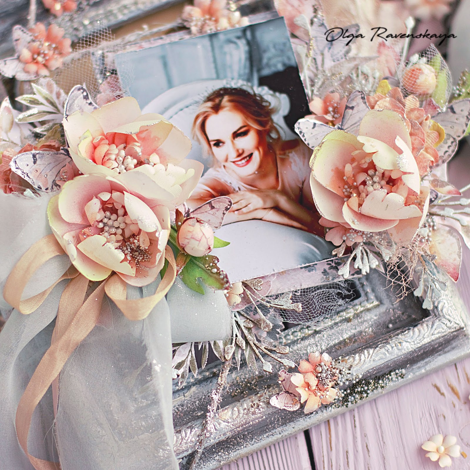 Scrapiniec inspirations on blogspot: Romantic Photo Frame by Olga ...