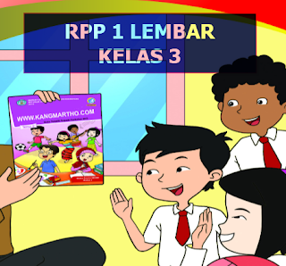 RPP K13 1 Lembar Kelas 3 SD