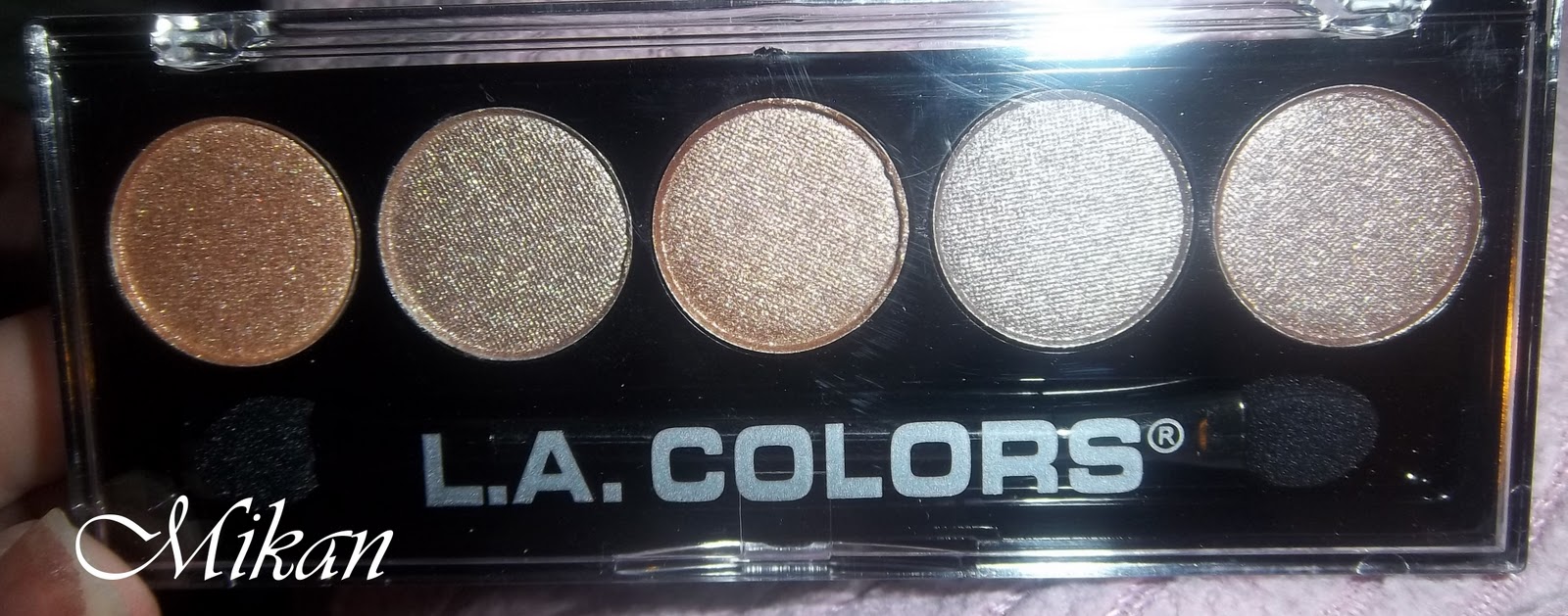 Casual Mikan Gyaru: L.A. COLORS 5 Color Metallic Eyeshadow Palettes ...