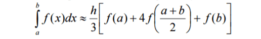 Simpson 1/3rd Rule using C programming