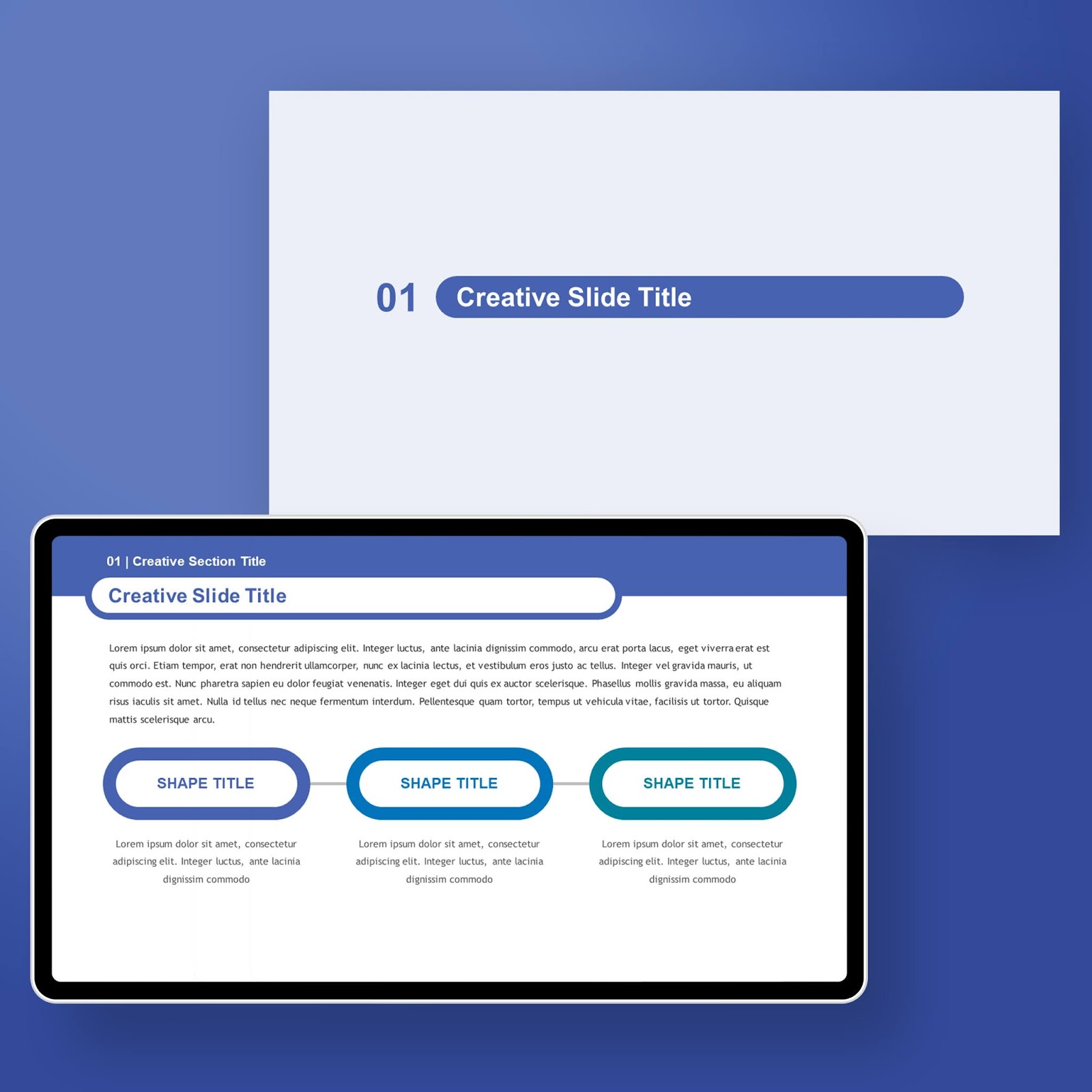 Search Bar Title PowerPoint Templates - PowerPoint Free