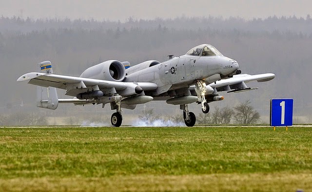 MIRAGEC14: Four USAF A-10 Land in Czech Republic for Military Exercise