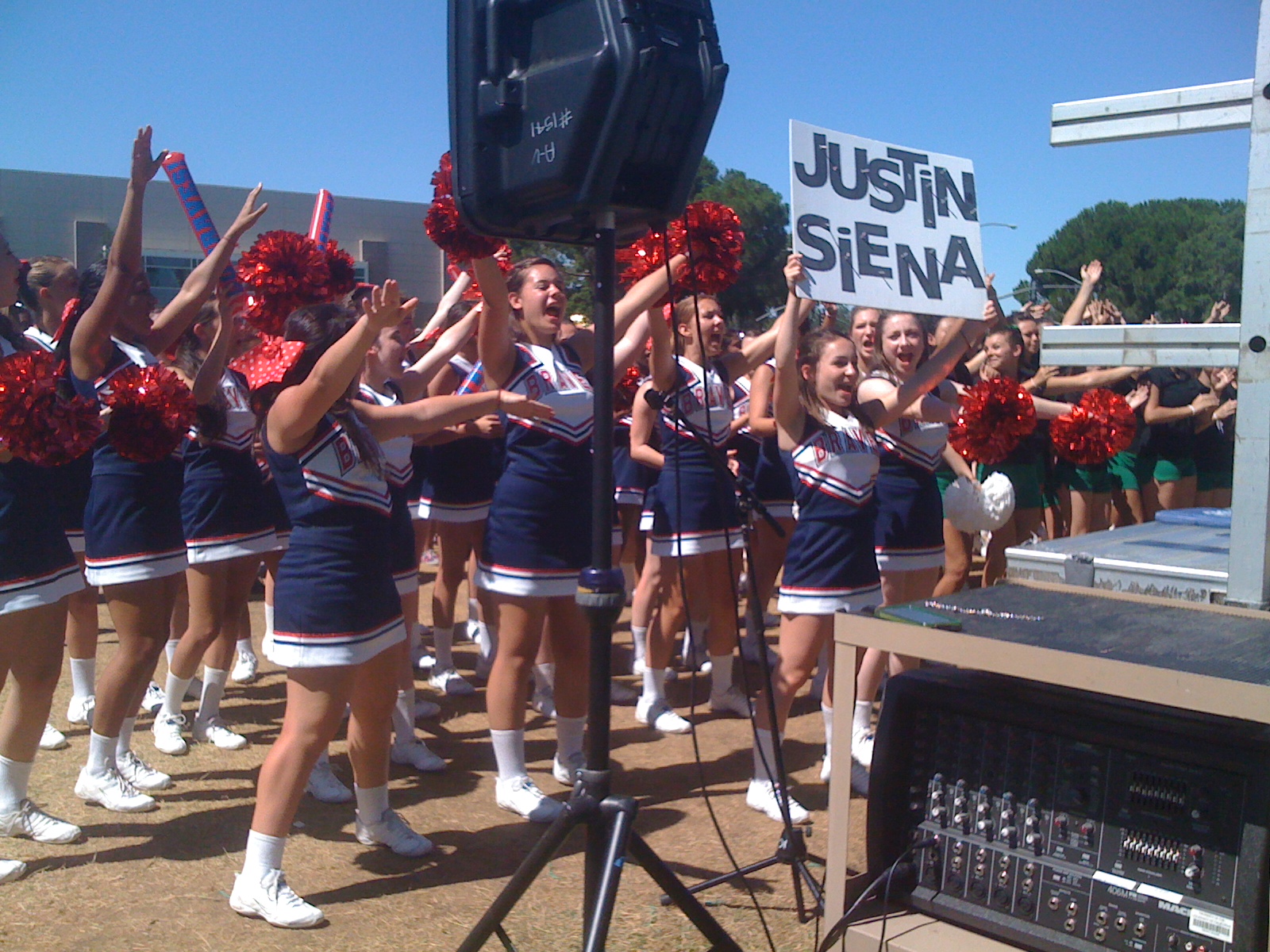 Planet Claire: Allie cheers!