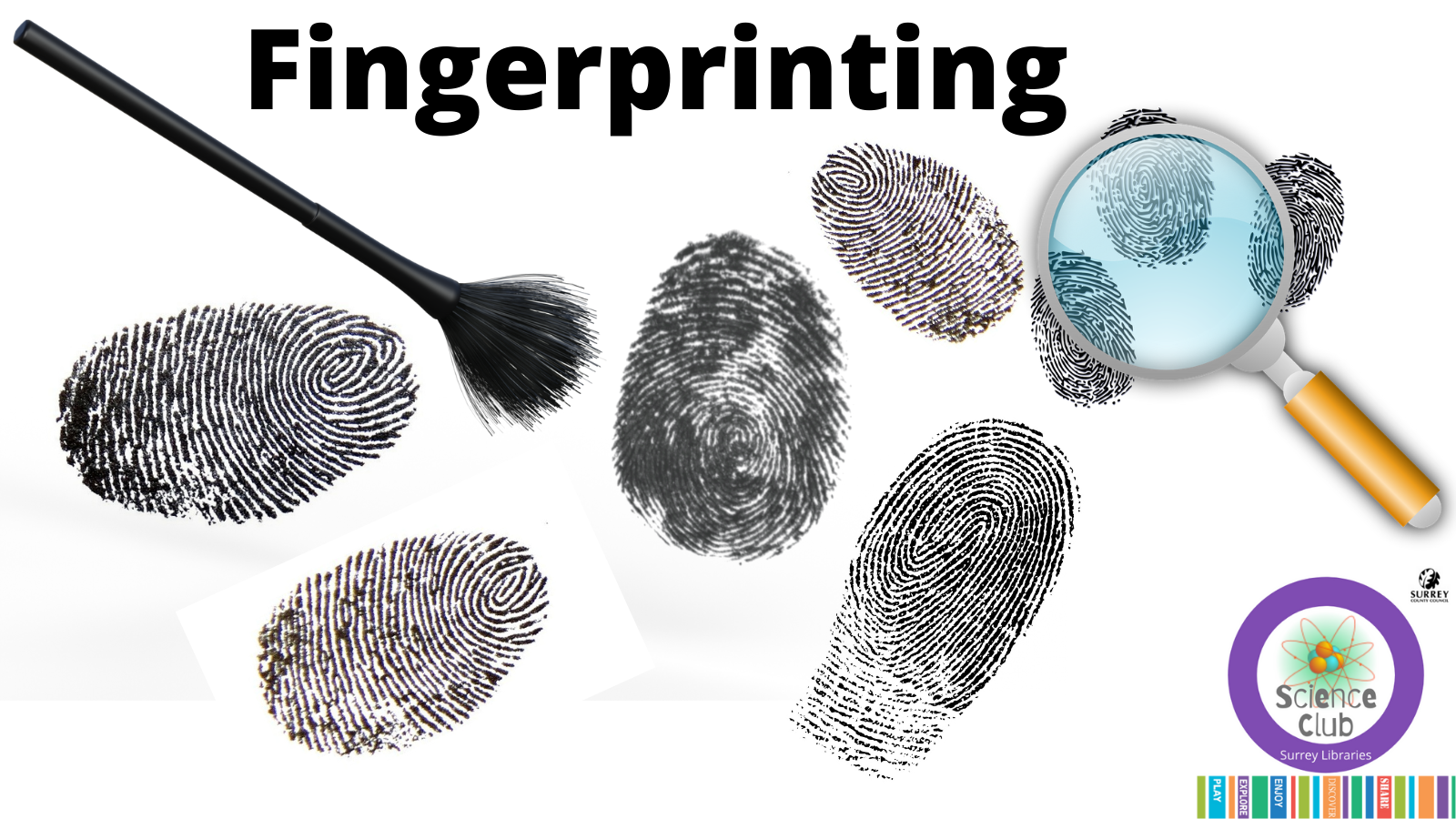 Surrey Library Lab: Fingerprinting