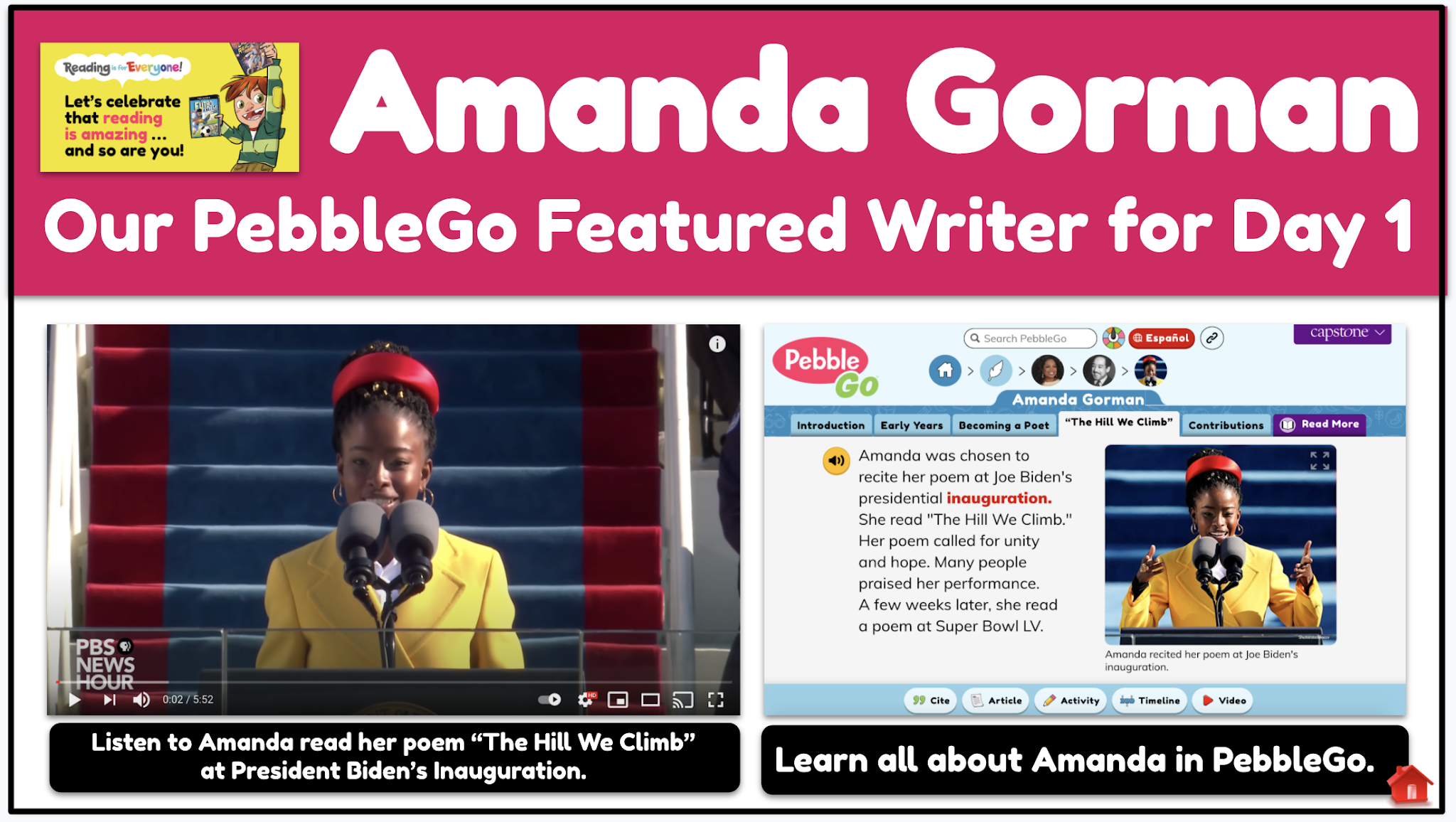 The Library Voice: Kate DiCamillo, Our PebbleGo Featured Writer, Kicks ...