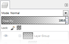 GIMP UI brainstorm: opacity slider