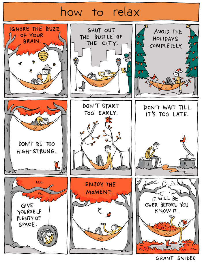 INCIDENTAL COMICS: How to Relax