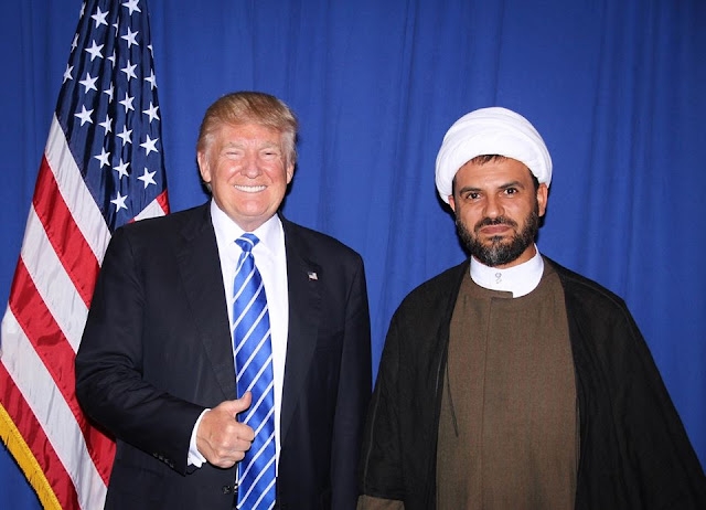 Look at this Akhoond that I spotted in a Trump rally : r/iranian