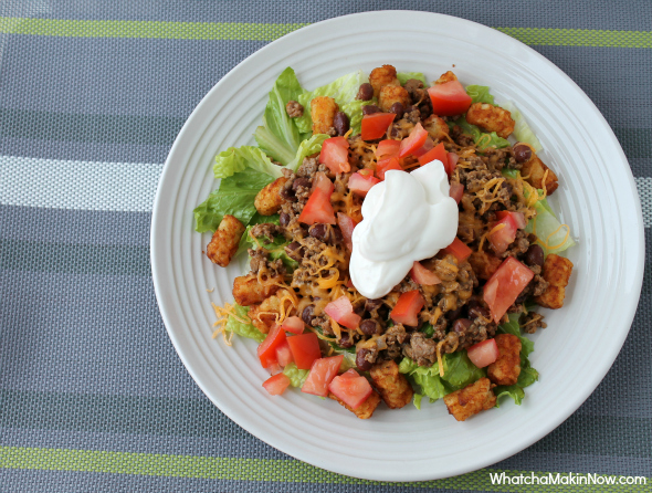Whatcha Makin' Now?: Mexi Fry Nachos (yes, nachos with tater tots)