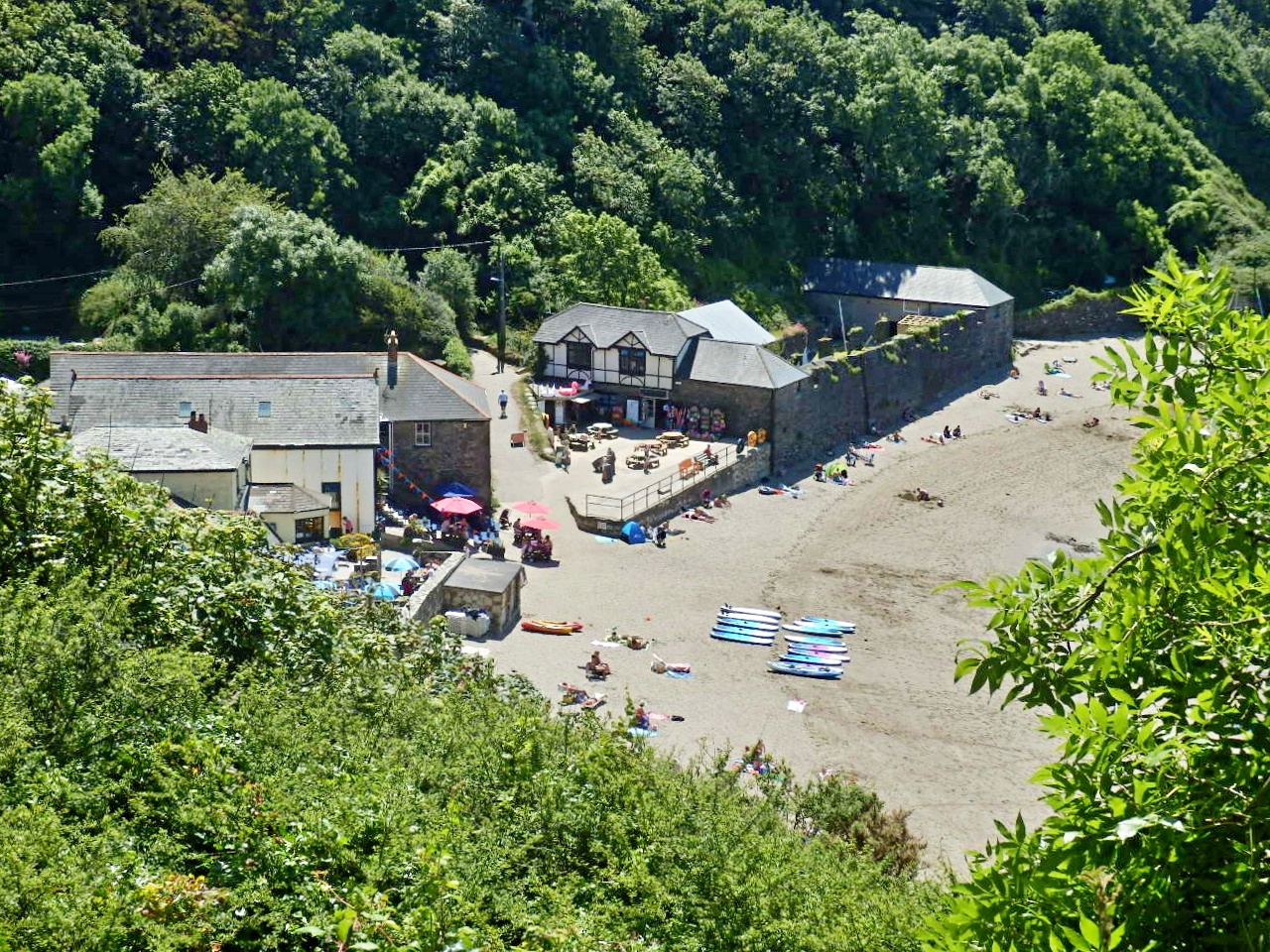 Mike's Cornwall: Photos of the Magical Polkerris Harbour, Cornwall on a ...
