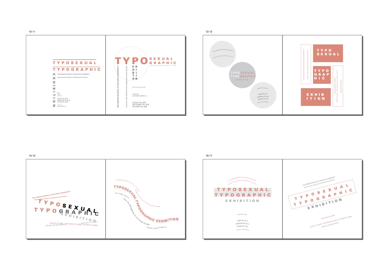 ADVANCED TYPOGRAPHY - EXERCISES