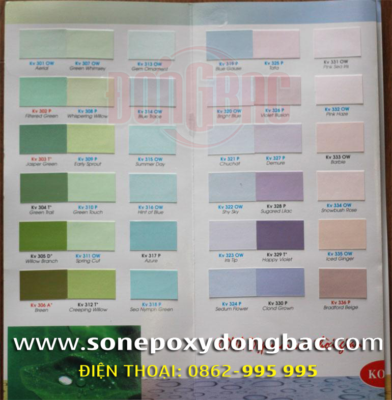 ĐÔNG BẮC: SƠN KOVA- KOVA PAINT (MỸ-VIỆT-...)