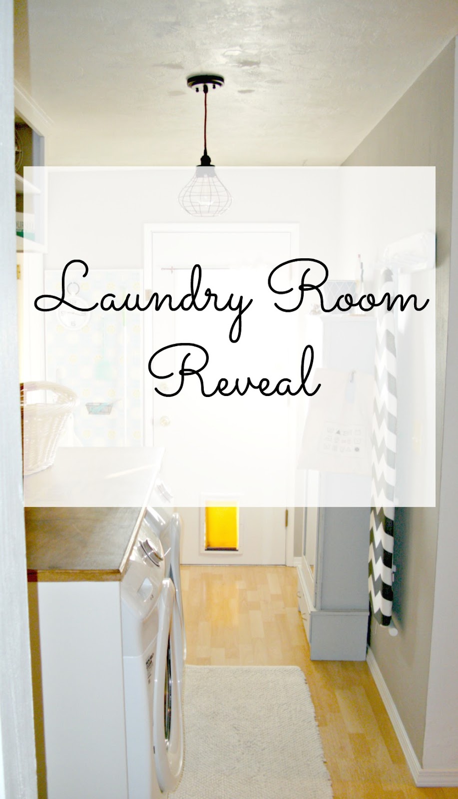 Laundry Room Redo - Final Reveal - Little Vintage Cottage