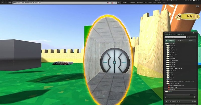 Echt Virtuell: [Video] - Portal Effekt in Second Life erzeugen