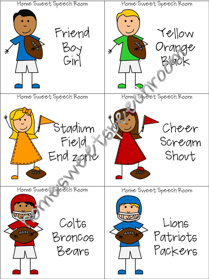 Football Pursuit: An Auditory Memory Activity for Speech Therapy