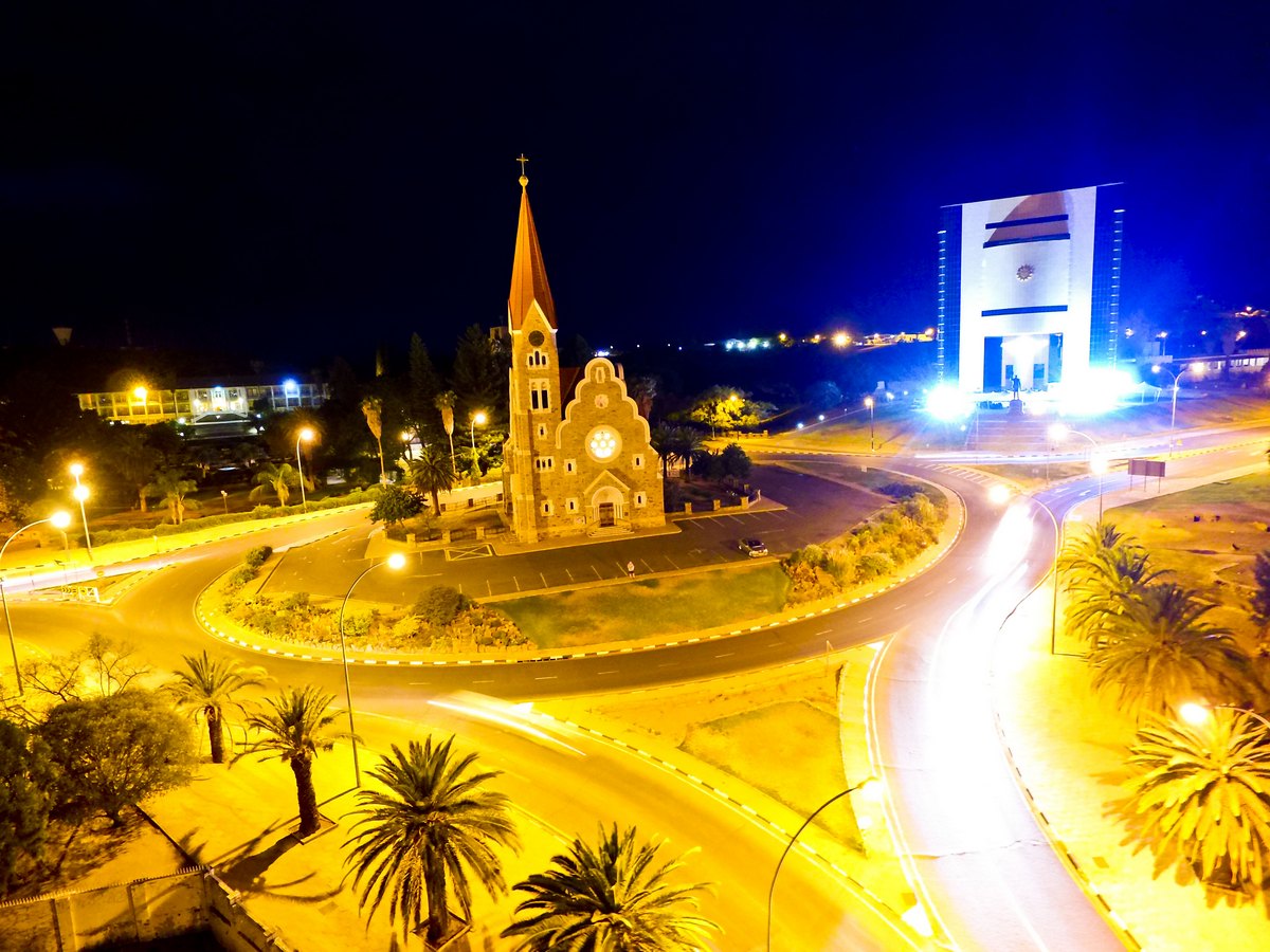 News from Southern Africa & Namibia: Namibia: Windhoek by night ...