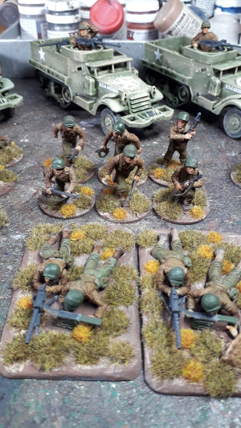 28mm Heroes: WW2 US Armoured Infantry Platoon